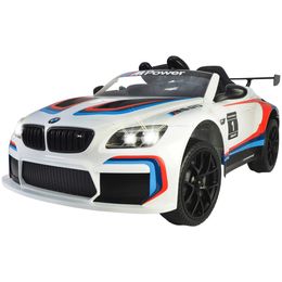 Elektro-Kinderauto Jamara "Ride-on BMW M6 GT3" Elektro-Kinderfahrzeuge weiß Kinder