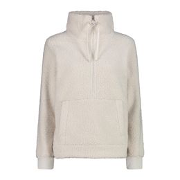 Fleecepullover CMP Gr. 40, weiß Damen Sweatshirts