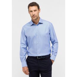 Langarmhemd Eterna "MODERN FIT" Gr. 40, Normalgrößen, blau (hellblau) Herren Hemden