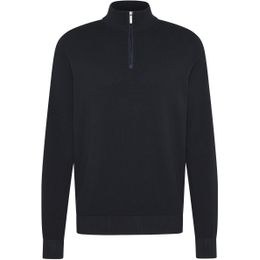 Troyer Bugatti Gr. S, blau (marine) Herren Pullover mit Logostickerei