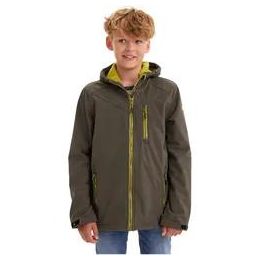 Softshelljacke Killtec "Boys Softshelljacke" Gr. 128, grün (olivgrün) Kinder Jacken