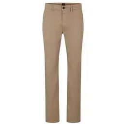 Chinohose BOSS ORANGE "Chino_slim" Gr. 33, Länge 32, braun (open brown246) Herren Hosen mit Gesäßtaschen