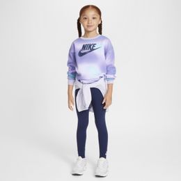 Nike Solarized Set aus Rundhalsshirt und Leggings (jüngere Kinder) - Blau