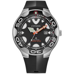 Taucheruhr Citizen "Promaster Eco-Drive Diver "Orca", BN0230-04E" Armbanduhren schwarz Armbanduhr, Herrenuhr, Solar, bis 20 bar wasserdicht, Datum