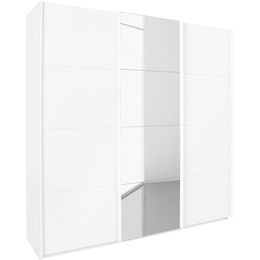 Schwebetürenschrank Rauch "Kleiderschrank Schrank Garderobe Wäscheschrank BESTSELLER KEPAN" Schränke Gr. B/H/T: 203 cm x 210 cm x 62 cm, 3 St., weiß inkl. Schubladen-Einsatz und extra Einlegeböden MADE IN GERMANY