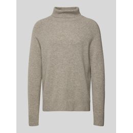 Calvin Klein Strickpullover aus Wolle mit Label-Detail