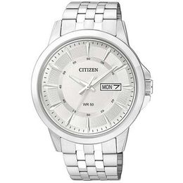 Quarzuhr Citizen "BF2011-51AE", silber (silberfarben), Armbanduhren, Damen, Armbanduhr, Herrenuhr, Damenuhr, Edelstahlarmband, Datum