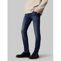 Skinny-fit-Jeans Calvin Klein Jeans "SKINNY" Gr. 31, Länge 32, blau (denim dark2) Herren Jeans im 5-Pocket-Style