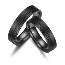 Trauring MARRYA "BLACK TITANIUM by MARRYA" Fingerringe Gr. 48, Titan, schwarz (herren ring, schwarz) Damen