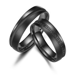 Partnerring MARRYA "BLACK TITANIUM by MARRYA" Fingerringe Gr. 48, Titan, schwarz (damen ring, schwarz) Damen