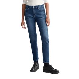 Marc O'Polo Regular-fit-Jeans MARC O'POLO DENIM "mit hohem Lyocell-Anteil" Gr. 28/34, Länge 34, blau Damen Jeans