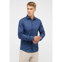 Langarmhemd Eterna "SLIM FIT" Gr. 38, Normalgrößen, blau (denim) Herren Hemden