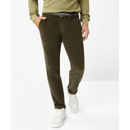 Chinohose Eurex By Brax "Style JIM" Gr. 28U, Unterbauchgrößen, grün (khaki) Herren Hosen