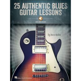 Hal Leonard 25 Authentic Blues Guitar Lessons