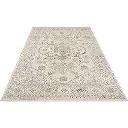 Teppich NORTHRUGS "Navarino" Teppiche Gr. B/L: 160 cm x 230 cm, 8 mm, 1 St., beige (creme, taupe) In-& Outdoor, Teppich, Vintage, Orientalisch, Balkon, Wohnzimmer