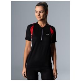 T-Shirt TRIGEMA "TRIGEMA Fahrradtrikot aus atmungsaktivem COOLMAX-Material" Gr. XXL, schwarz Damen Shirts