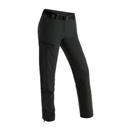 Funktionshose Maier Sports "Inara slim" Gr. 72, Langgrößen, schwarz Damen Hosen Herren Wanderhose, atmungsaktive Outdoor-Hose, 4 Taschen, Slim Fit