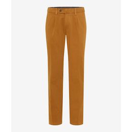 Bundfaltenhose Eurex By Brax "Style LUIS" Gr. 28U, Unterbauchgrößen, gelb (curry) Herren Hosen