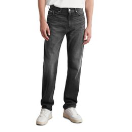 Marc O'Polo Straight-Jeans MARC O'POLO DENIM "aus reiner Bio-Baumwolle" Gr. 34/34, Länge 34, schwarz Herren Jeans