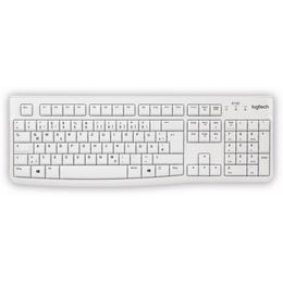 Logitech USB-Tastatur K120, QWERTZ, wei&szlig;