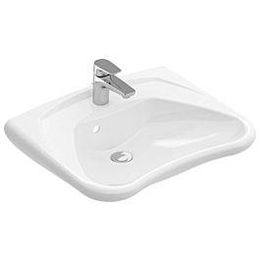 Villeroy & Boch Villeroy und Boch ViCare Waschtisch 71196101 60x49cm, mit Hahnloch, ohne Überlauf, weiß