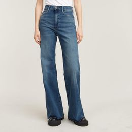 G-Star Raw Deck Ultra High Wide Leg Jeans - Mittelblau - Damen