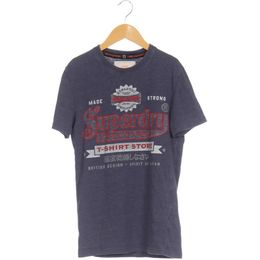 Superdry Herren T-Shirt, blau, Gr. 44