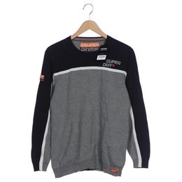 Superdry Herren Pullover, grau, Gr. 52