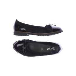 Gabor Damen Ballerinas, schwarz, Gr. 3.5