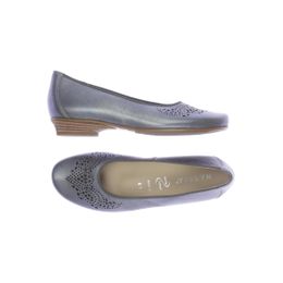 Hassia Damen Ballerinas, blau, Gr. 5.5