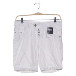 Tom Tailor Denim Damen Shorts, weiß, Gr. 26