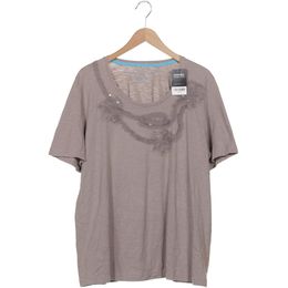 Ulla Popken Damen T-Shirt, grau, Gr. 50