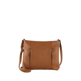 Tom Tailor Damen Beca Beuteltasche, braun, Uni, Gr. ONESIZE