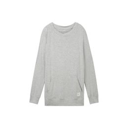 Tom Tailor Damen Sweatshirt in Melange Optik, grau, Melange Optik, Gr. S/36