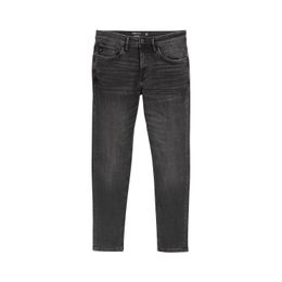 Tom Tailor Denim Herren Superflex Slim Tapered Jeans, schwarz, Uni, Gr. 36/36