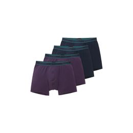 Tom Tailor Herren Hip Pants im 4er Pack, lila, Uni, Gr. 4