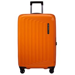 Hartschalen-Trolley Samsonite "NUON 69" Gr. B/H/T: 45 cm x 69 cm x 28 cm 79 l, orange (papaya organge) Koffer Reisekoffer Aufgabegepäck für Flugreisen TSA-Zahlenschloss