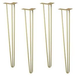 4 WAGNER® design yourself HAIRPIN ST 8275 Tischbeine gold