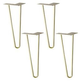 4 WAGNER® design yourself HAIRPIN ST 8245 Tischbeine gold