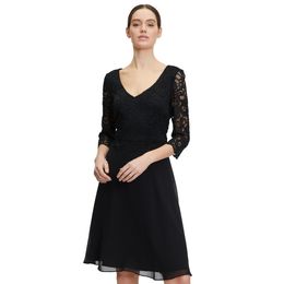 Cocktailkleid Vera Mont "Vera Mont mit Spitze" Gr. 40, Normalgrößen, schwarz Damen Kleider Spitze