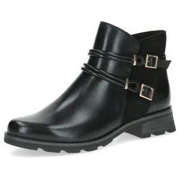 Stiefelette Caprice Gr. 38, schwarz Damen Schuhe Blockabsatz, Ankleboots, Komfortschuh mit praktischem Reißverschluss