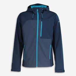 TK Maxx Dunkelblaue Softshell-Windbreaker-Jacke