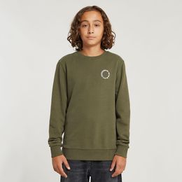 G-Star Raw Kids Sweatshirt Unbrushed - Grün - jungen