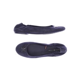 Tommy Hilfiger Damen Ballerinas, marineblau, Gr. 38