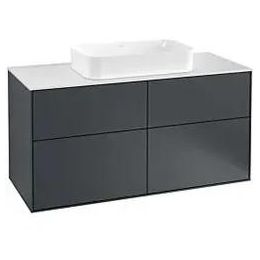 Villeroy & Boch Villeroy und Boch Finion Waschtischunterschrank G26100HG 120x60,3cm, Emotion, Abdeckplatte white matt, Midnight Blue Matt Lacquer