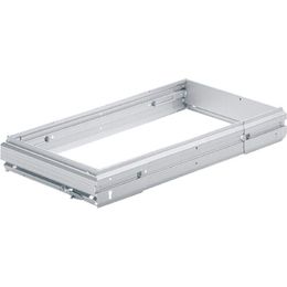 Hettich - Stufenlos breitenverstellbarer Hängeregistraturrahmen Systema Top 2000, 866 - 1038, Aluminium Optik