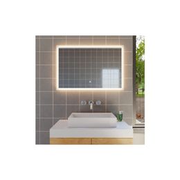 Home Deluxe LED-Spiegel Rechteckig NOLA – 80 x 60 cm - versch. Ausführungen