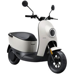 E-Motorroller UNU "Scooter Pro 4kW" Elektromotorroller grau (weiß-grau + schwarz)