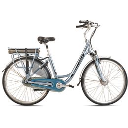 E-Bike VOGUE BIKE "Basic" E-Bikes Gr. 48 cm, 28 Zoll (71,12 cm), blau Pedelec, Elektrofahrrad für Damen u. Herren, Cityrad