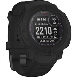 Smartwatch Garmin "INSTINCT 2 SOLAR TACTICAL EDITION" Smartwatches schwarz